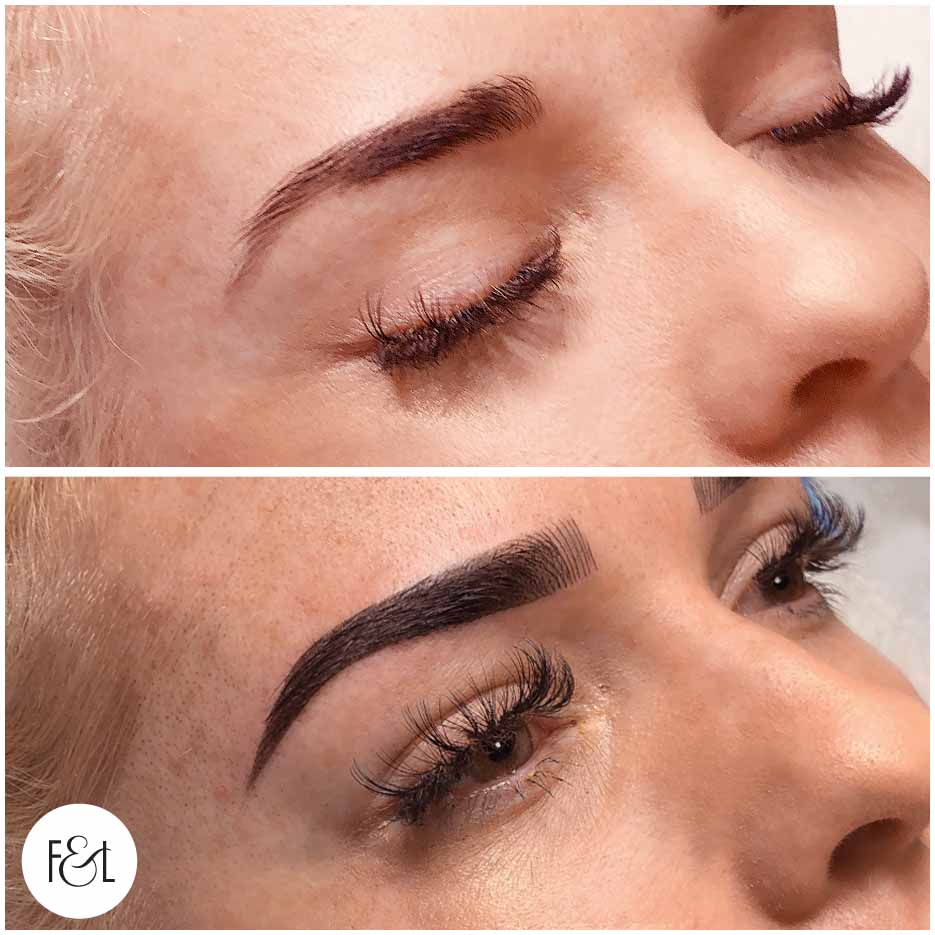 Bridgette - Bold Combo Brows - Photos | Feather & Lace Cosmetic Tattoo